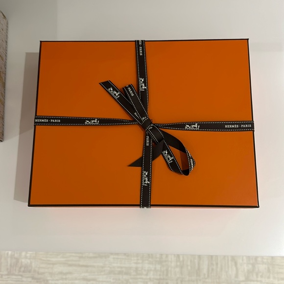 Hermes | Accessories | Hermes Gift Box With Ribbon Brand New | Poshmark